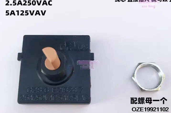 4-Gear-Speed-Control-Rotary-Switch-GZS-6-for-Electric-Fans-Upgraded ...