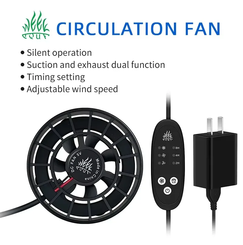 Week Aqua Cooling Circulation Fan for Pet Room Snake Lizards Turtle ...
