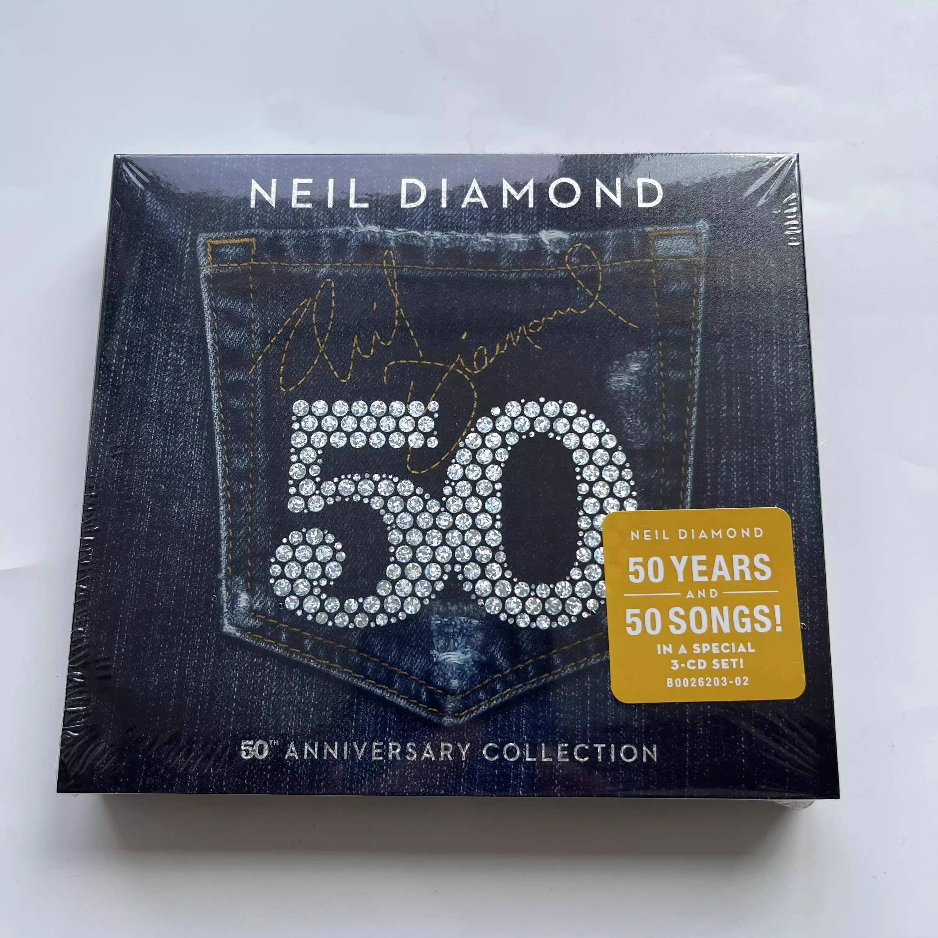 Pop Neil Diamond Music CD 50 Anniversary Collection Album 3pcs Music ...