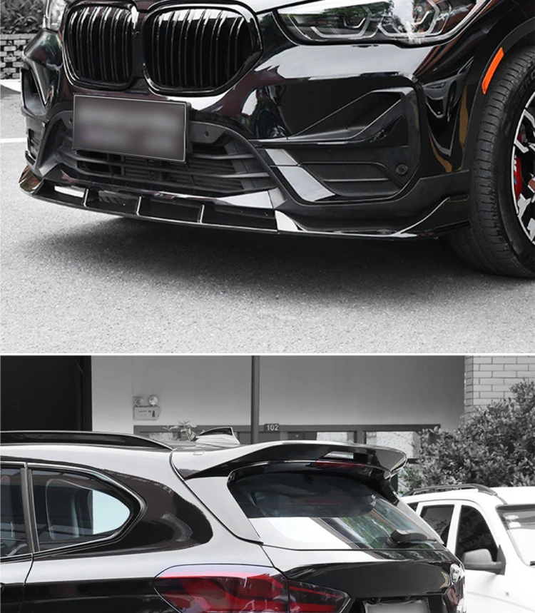 For BMW X1 Body Kit BMW F48 F49 Spoiler Front Lip Side Skirt Diffuser ...