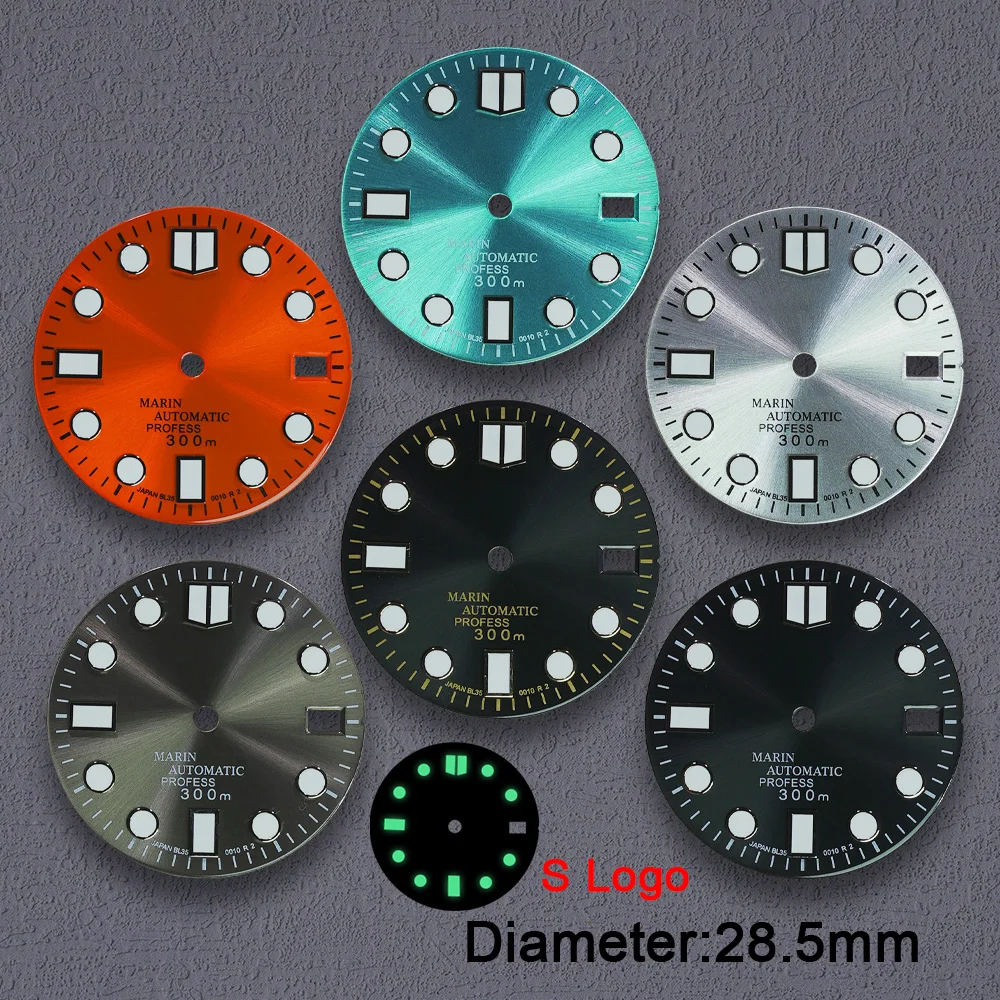 Nh35-Dial-S-Logo-28-5mm-Watch-Dial-Suitable-For-NH35-NH36-Movement ...