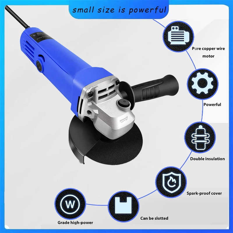 1000W-Electric-Angle-Grinder-220V-Corded-Grinding-Machine-Stepless ...