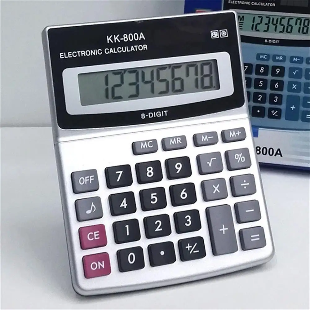 Calculadora-electr-nica-de-8-d-gitos-dispositivo-de-Metal-de-KK-800A ...