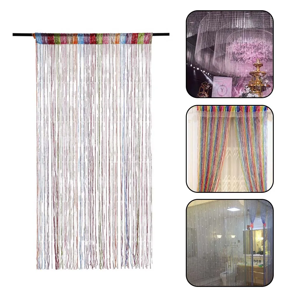 String-Door-Curtain-100CMX200CM-Thread-Curtain-Fly-Insect-Screen-Door ...
