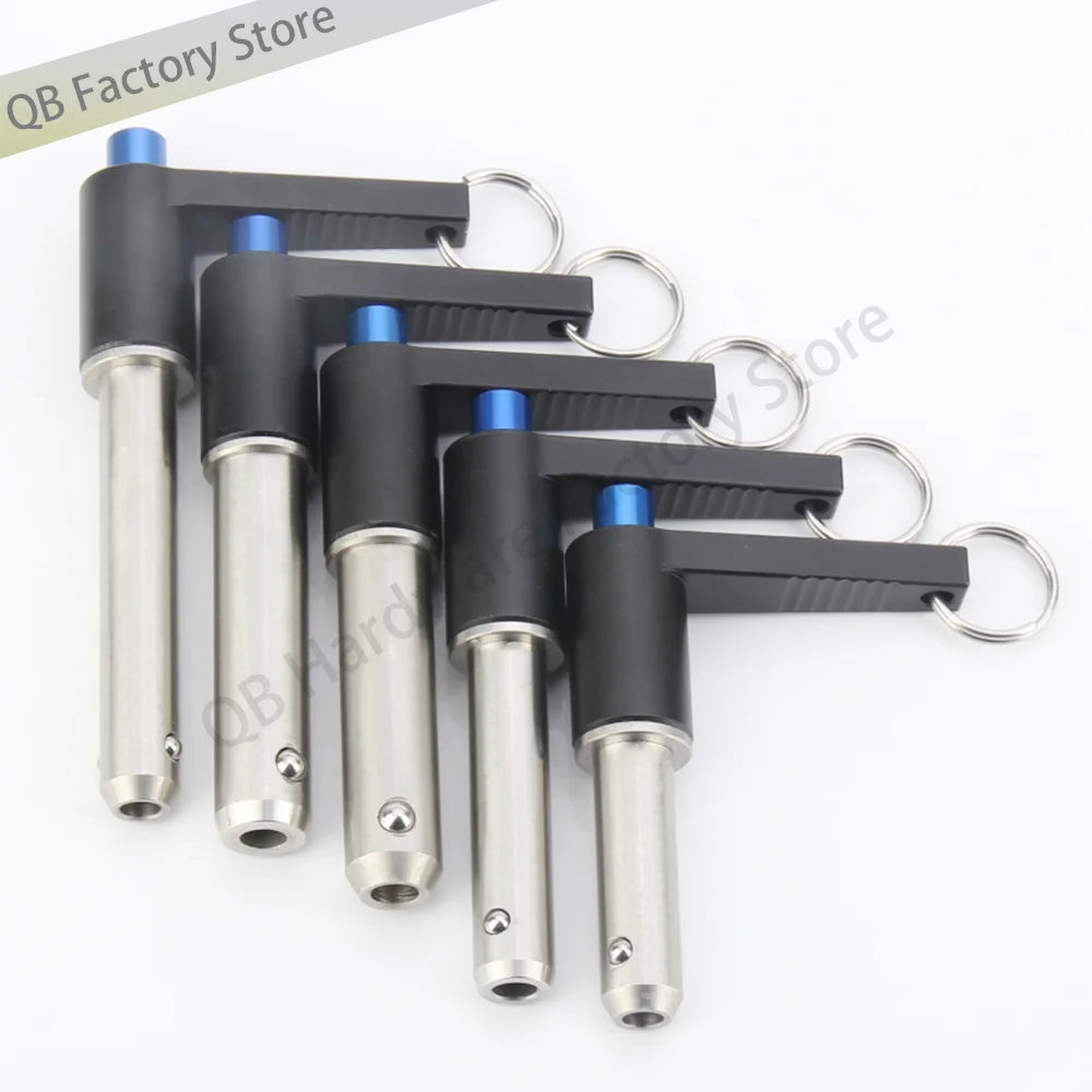 Factory Outlet QB118 L-Handle Ball Lock Pin Push Pin Quick Release Pin ...