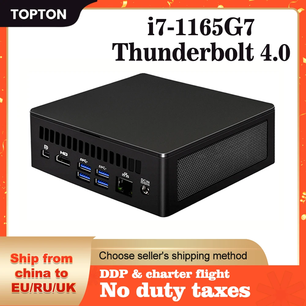 New Gaming Mini Pc 11th I7 1165g7 2*hdmi Dp 8k Htpc Thunderbolt 4 ...