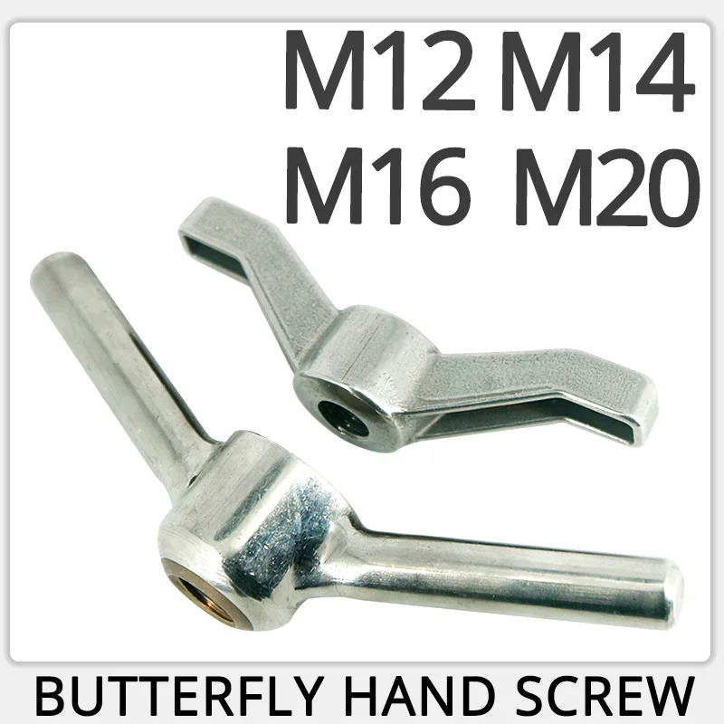 ECROU,M16(1PCS)with copper--Écrous à oreilles M12 M14 M16 M20, vis à ...