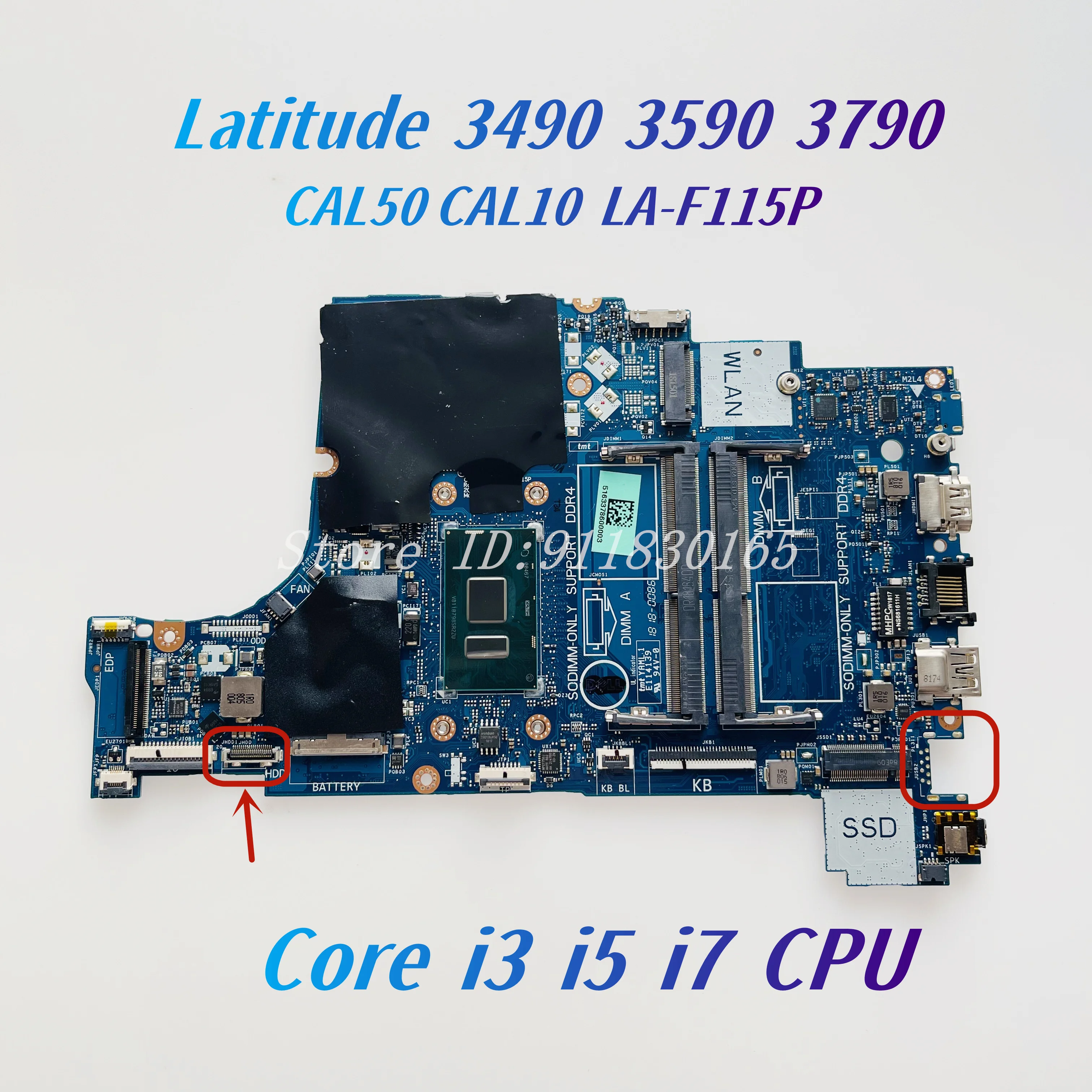 Placa-m-e-port-til-para-latitude-DELL-3490-3590-LA-F115P-CN-09J1XM-3865U-Core.jpg