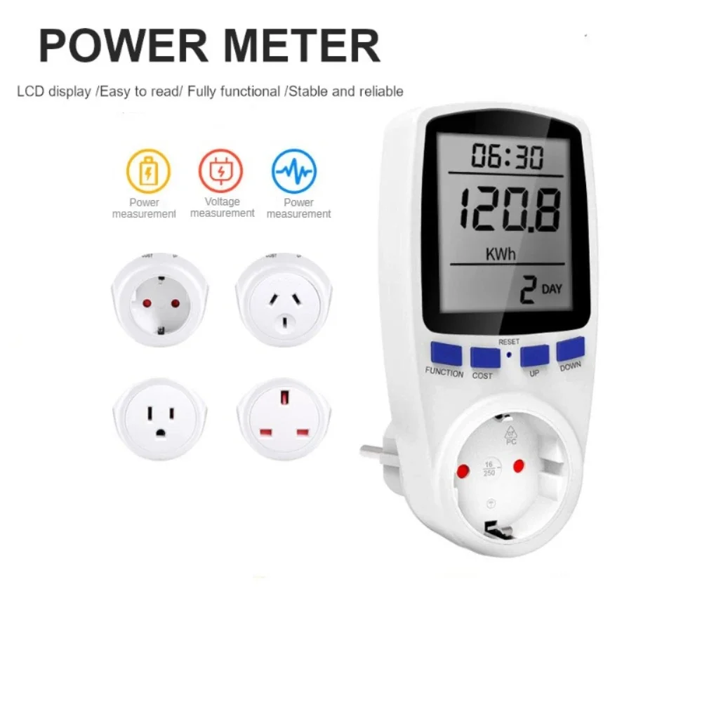 Naughty-Bird-Digital-Wattmeter-AC-220V-110V-Power-Meter-Electricy ...