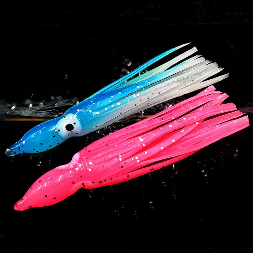 10pcs-Rubber-Squid-Skirts-Soft-Bait-9cm-Luminous-Octopus-Soft-Fishing-Lures-Artificial-Bait ...