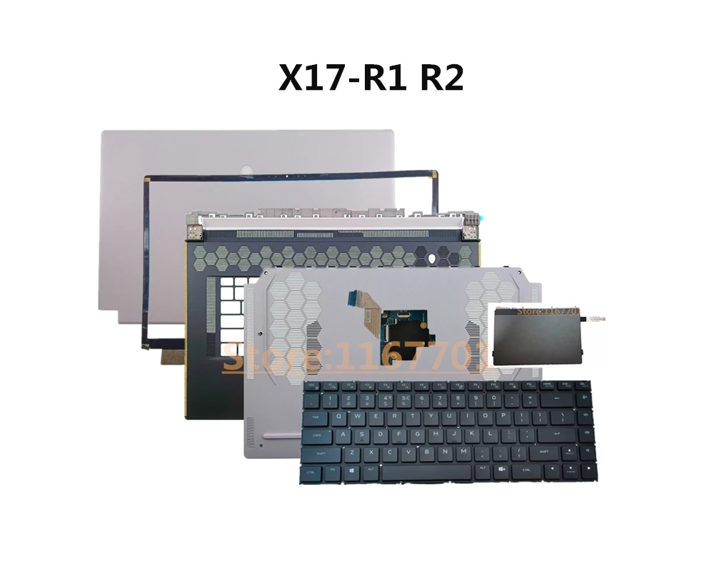 New-Laptop-Top-Bezel-Upper-Bottom-Shell-Cover-Keyboard-for-Dell ...