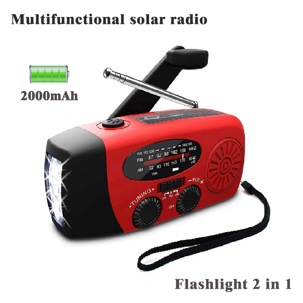Multifuncional-R-dio-Solar-USB-recarreg-vel-Camping-Luz-LED-Lanterna-de ...
