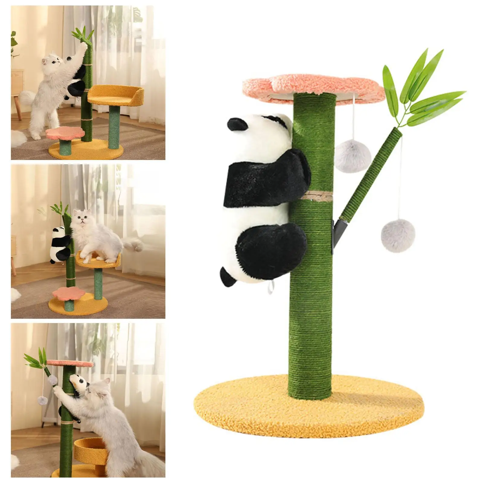 Bamboo-Panda-Cat-Scratcher-with-Catnip-Sisal-Rope-Furniture-Saver-Cats ...