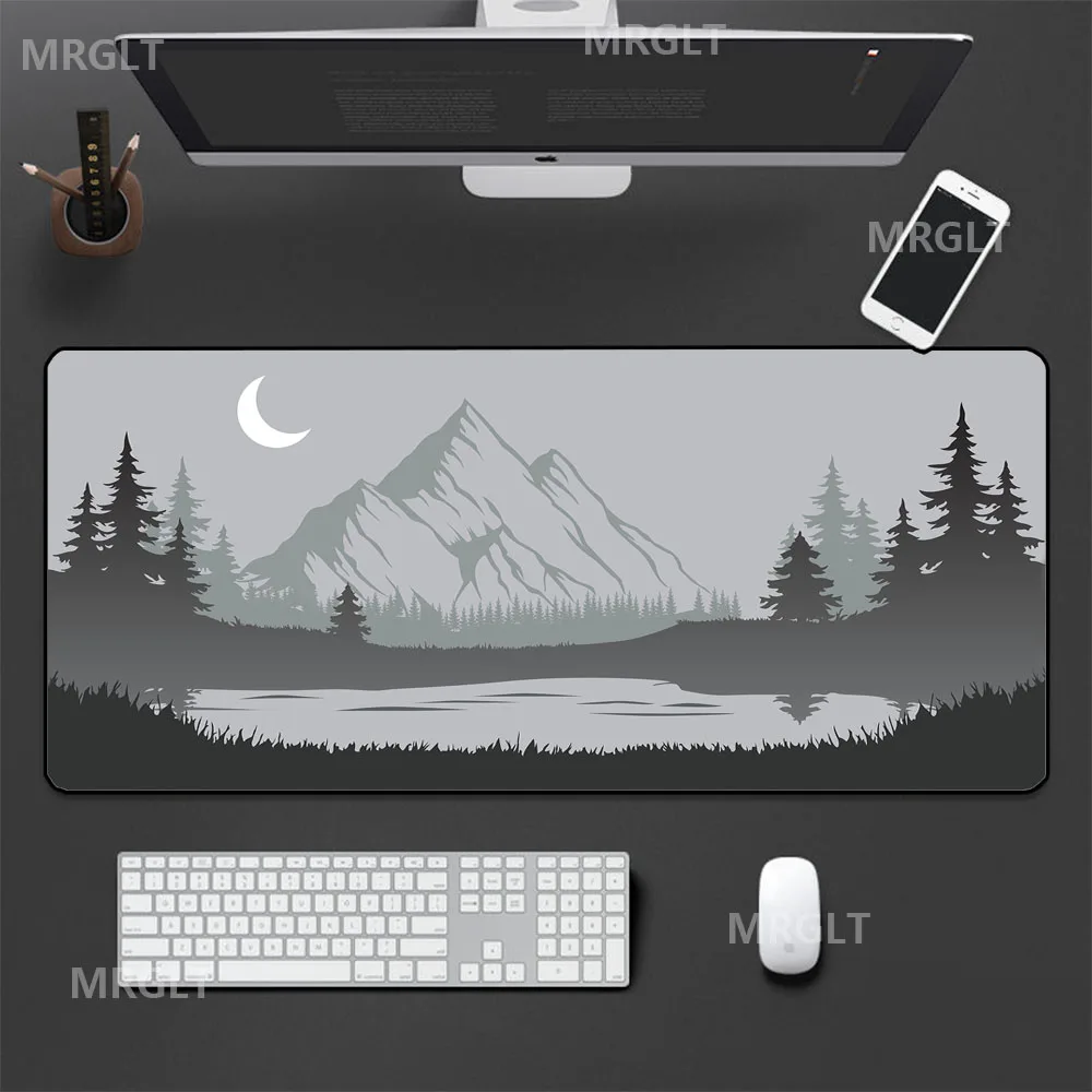 Game-mouse-pad-GMK-November-Fog-Desk-Mat-Cherry-Blossom-View-Computer ...