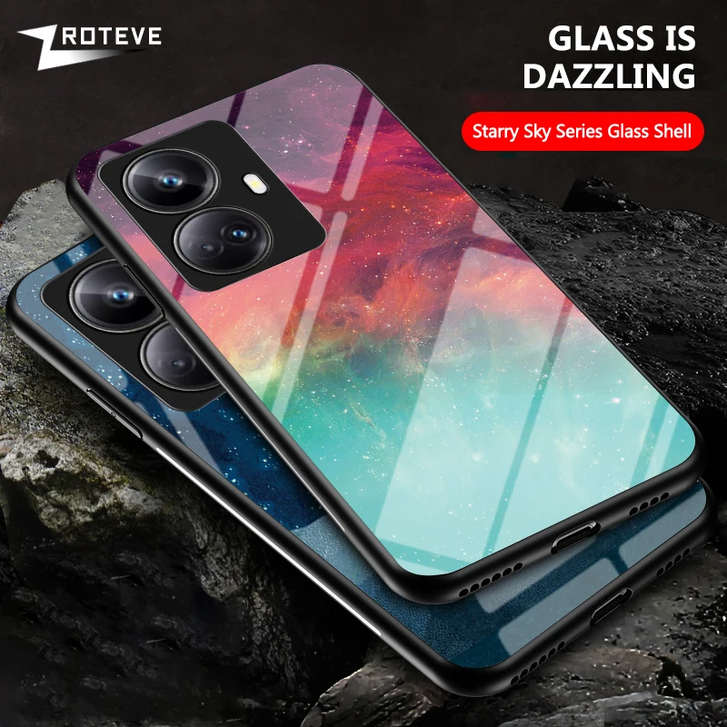 Realme10 Pro + Case ZROTEVE Universe Tempered Glass Cover For OPPO ...
