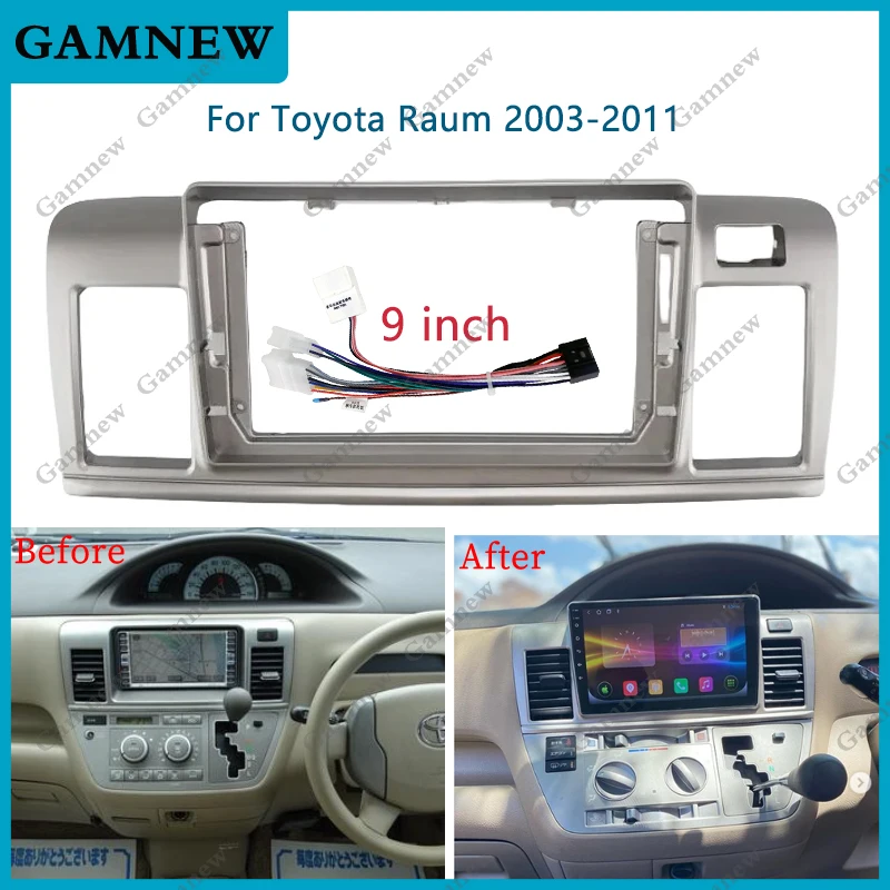 9-Inch-Car-Frame-Fascia-Adapter-Android-Radio-Dash-Fitting-Panel-Kit ...