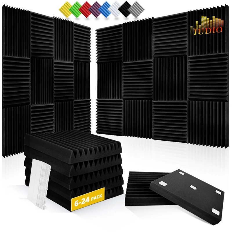 Acoustic-Foam-Panels-Sound-Absorbing-6-12-24-Pcs-Studio-Wall-Acoustic ...