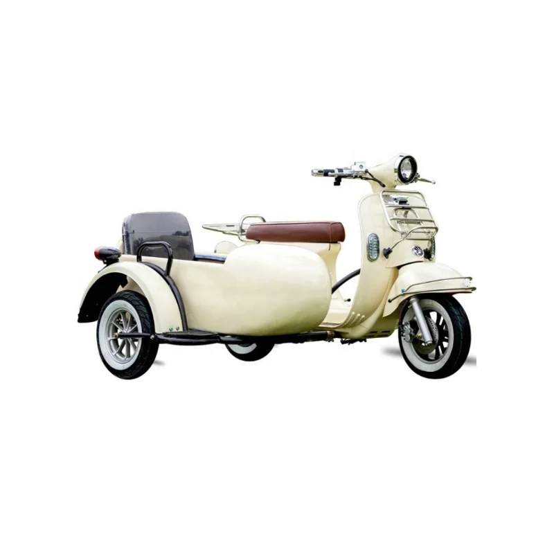 Vespa triciclo eléctrico moderno para adulto, Scooter familiar de tres ...