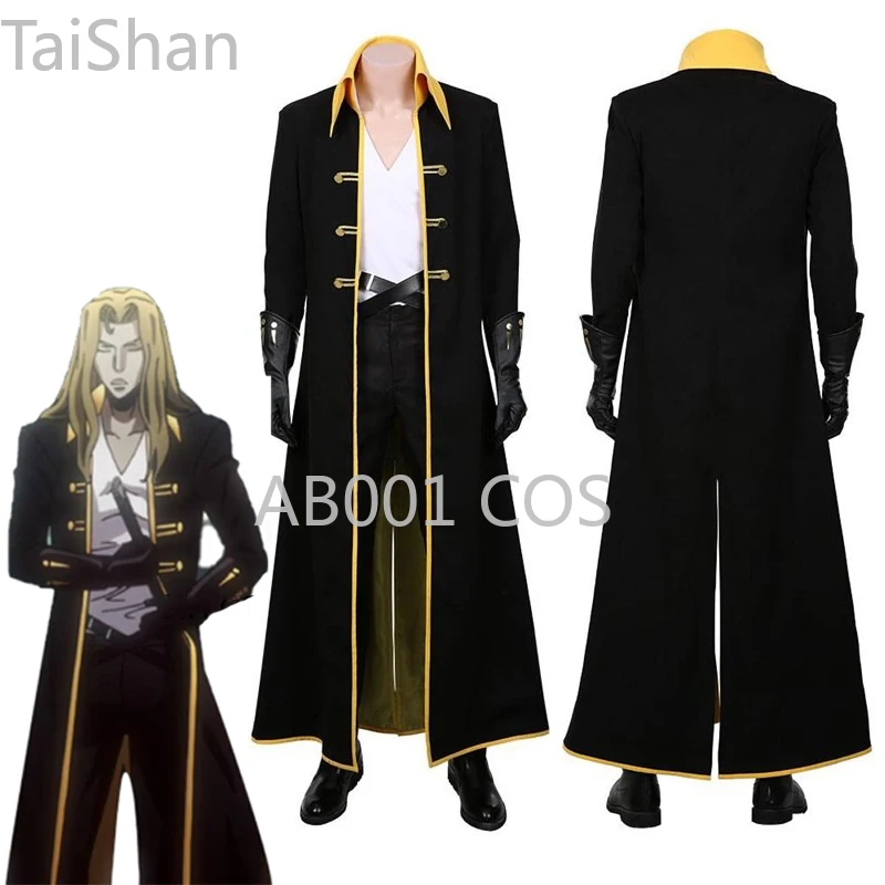 Castlevania-Alucard-Sypha-Cosplay-Costume-Trench-Coat-Top-Trousers-Man ...