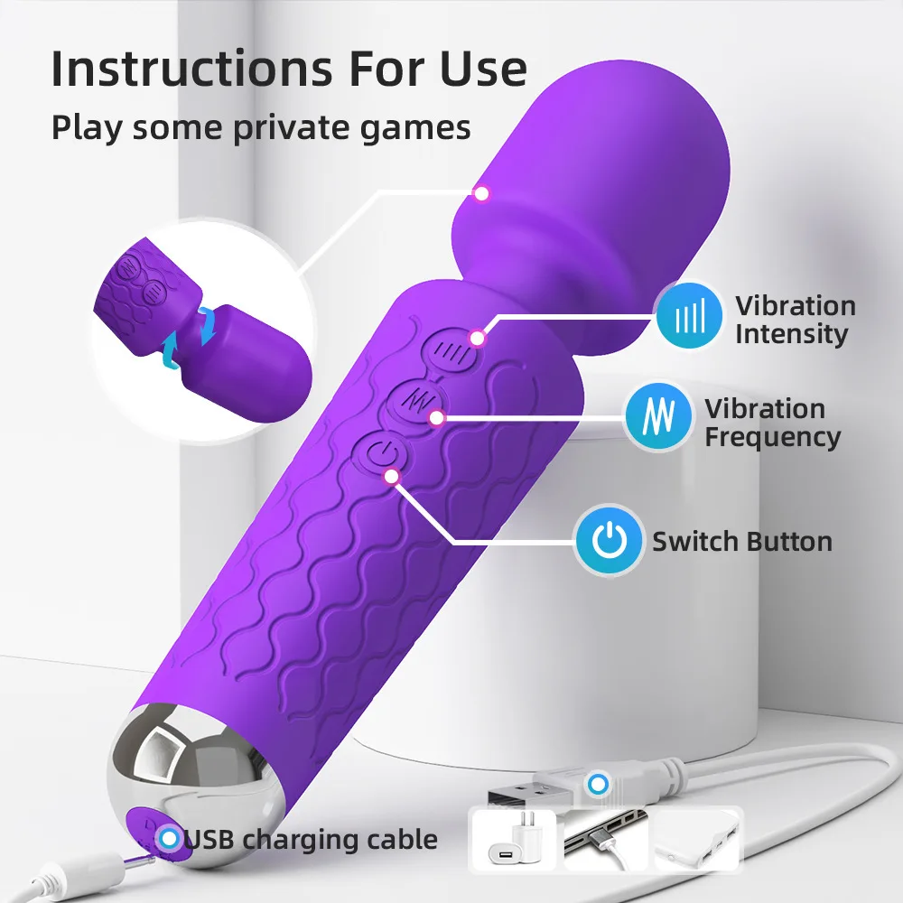 Mastyellar-Vibromasseur Vibrant Gode Sex Machine pour Femme, Anal, Vagin, Couple Flirt Sex Toys ...