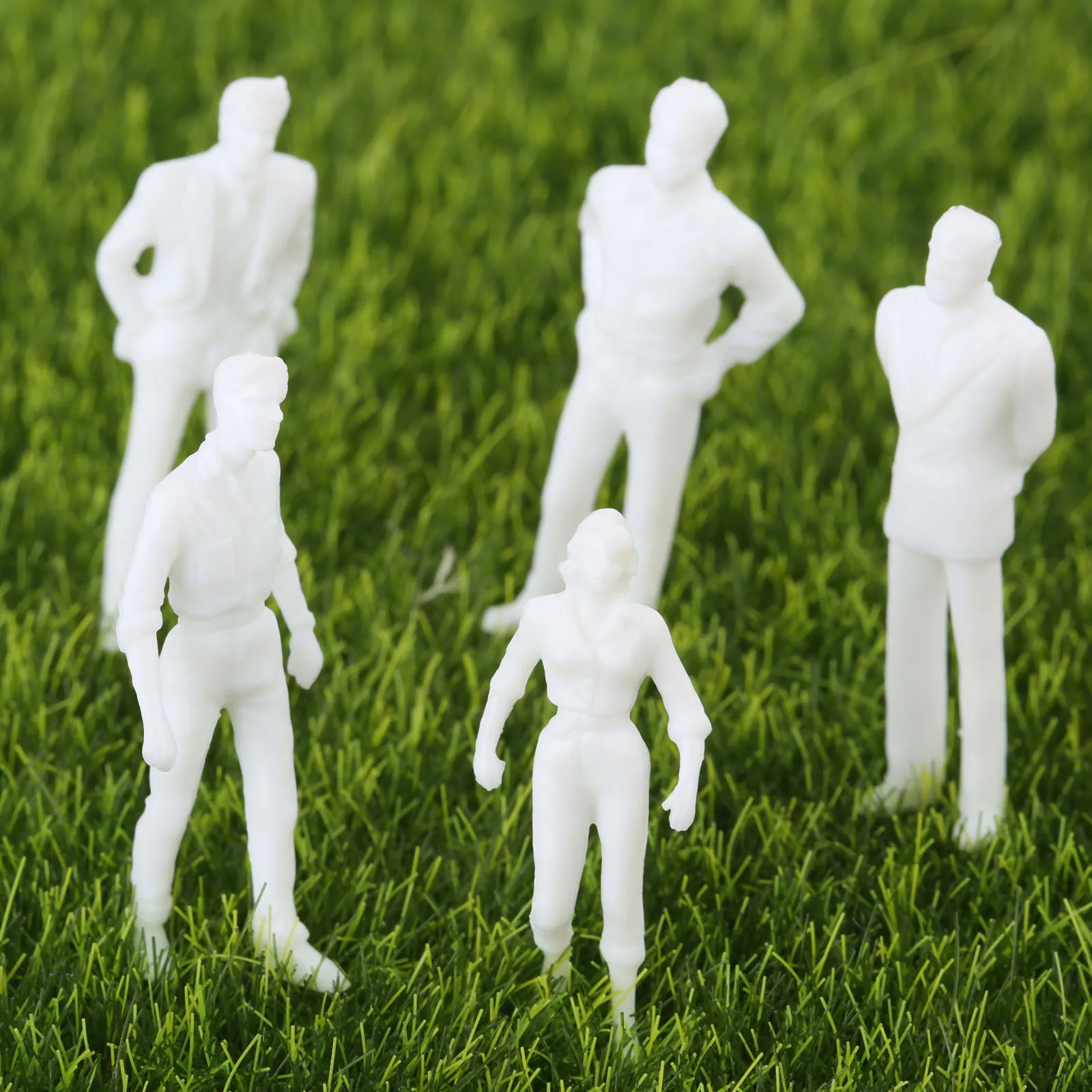 100-Pcs-1-50-Scale-White-Model-People-36mm-Miniature-Figures ...