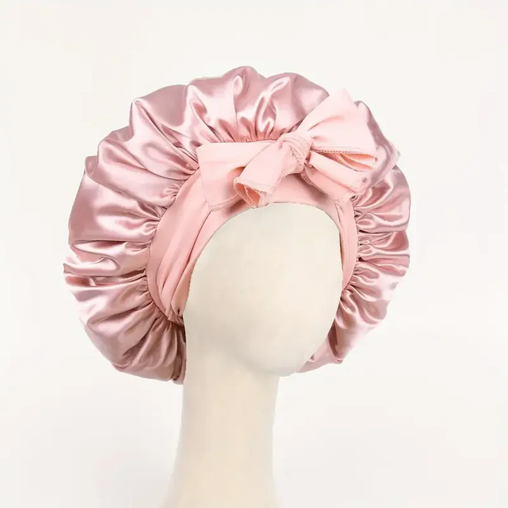 Satin-Bonnet-Silk-Bonnet-Adjustable-Bonne-For-Sleeping-Hair-Bonnet-With ...