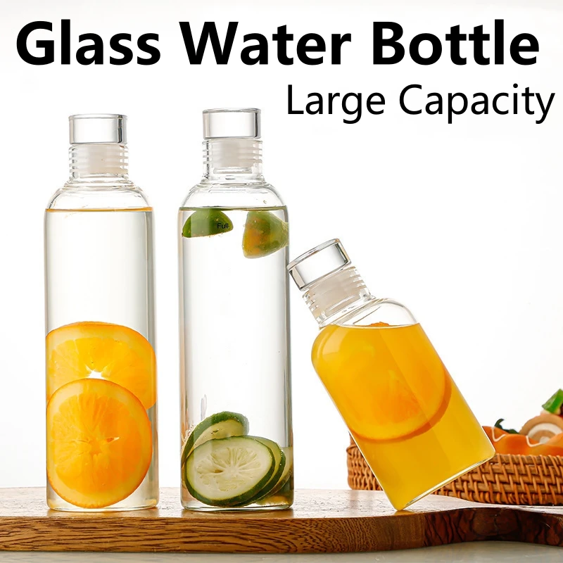 300-1000ML-Glass-Water-Bottle-Large-Capacity-Multi-function-Creative ...