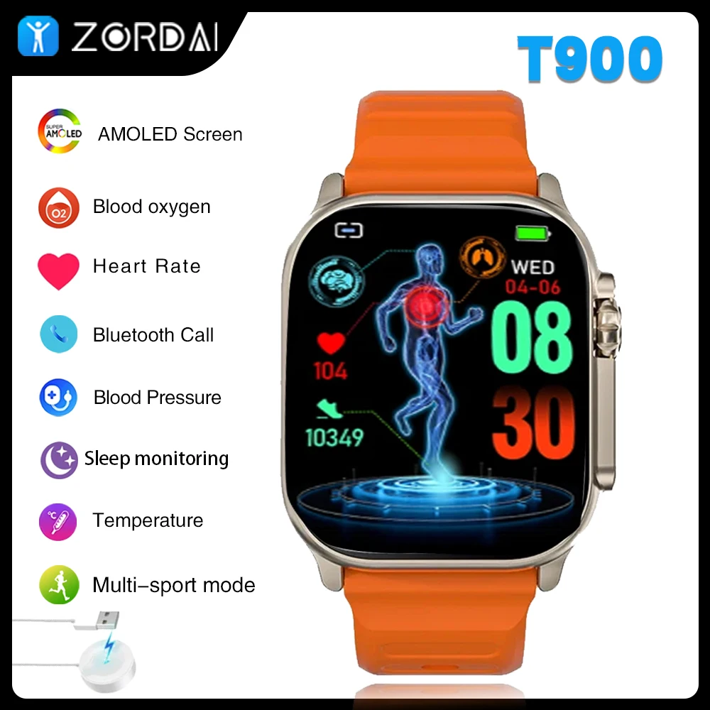 Zordai-T900-Ultra-2-Smart-Watch-Men-2024-New-49mm-Series-9-NFC-Compass ...