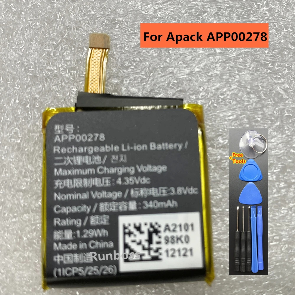 3-8V-340mAh-Original-High-Quality-Battery-For-Apack-APP00278-Smart ...