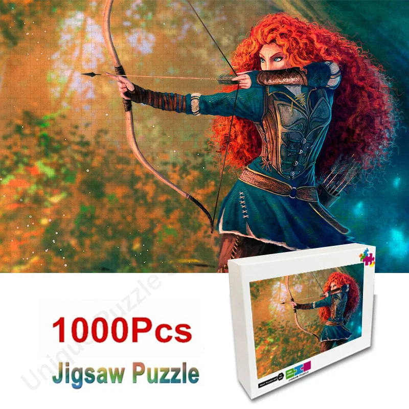 Disney Princess Jigsaw Brave Princess Merida Arrow Archer Bow Nature ...