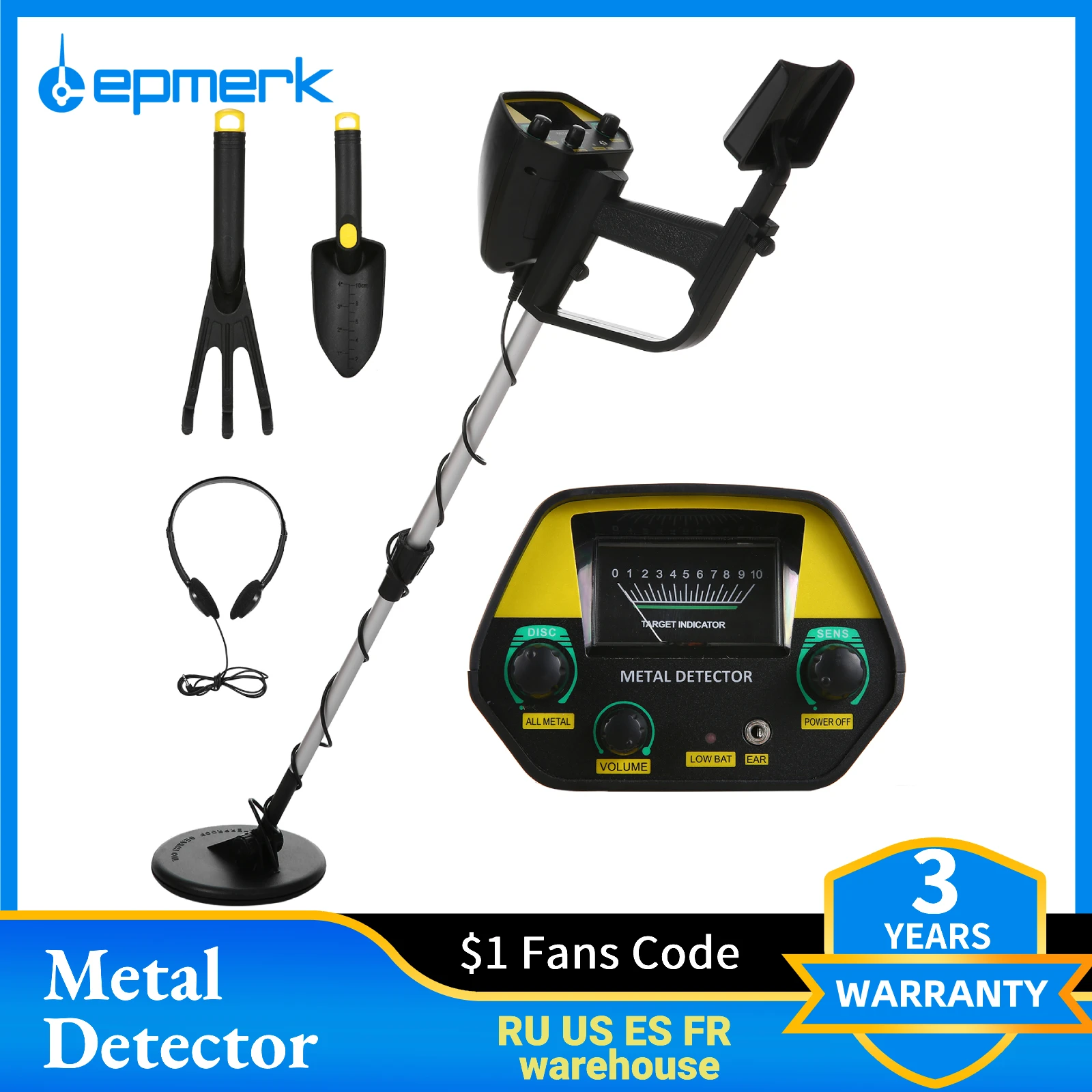 MD-4030-Professional-Metal-Detector-Underground-Wire-Iron-Metal-Gold ...