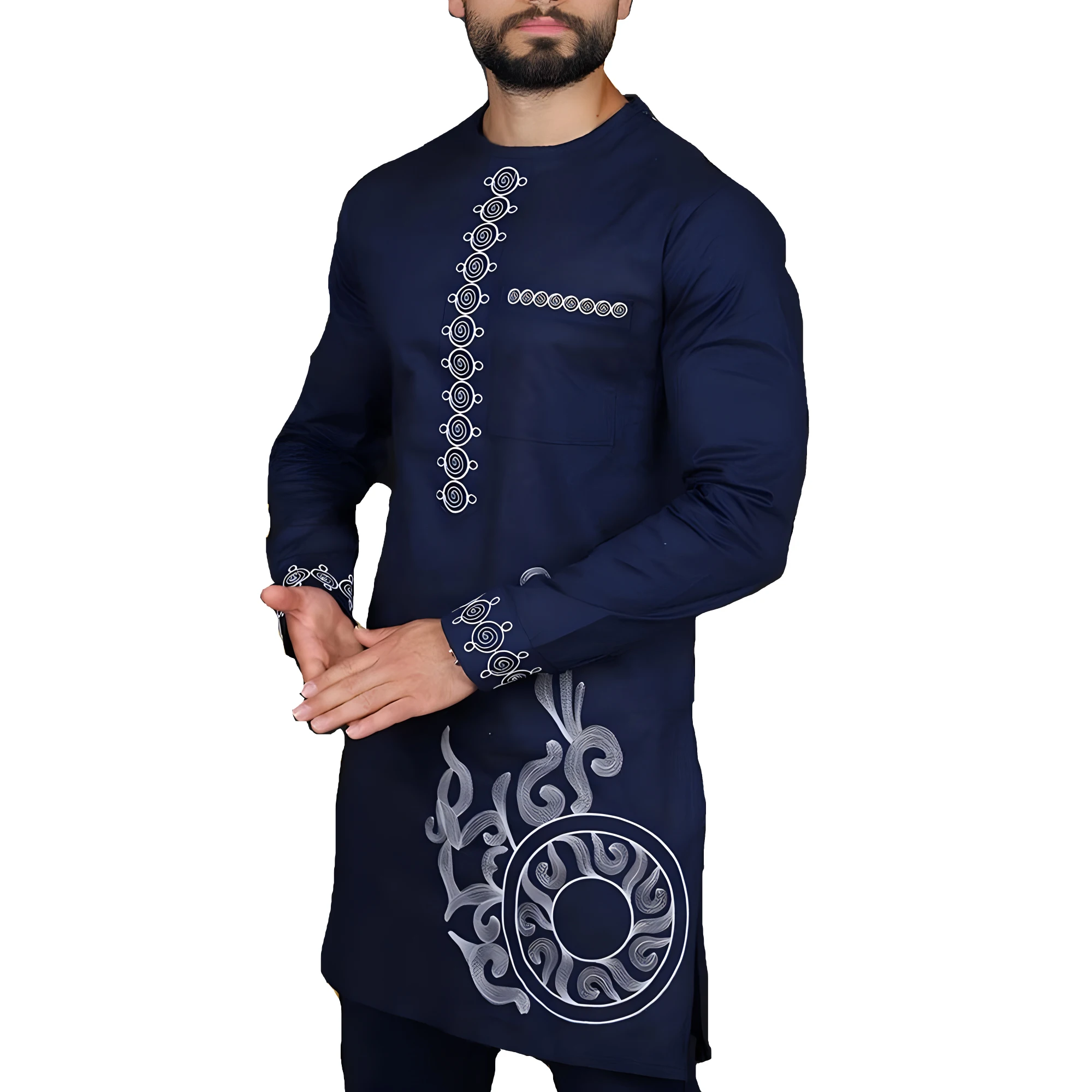evening-dress-tracksuit-african-dresses-for-men-clothes-set-2PCS ...