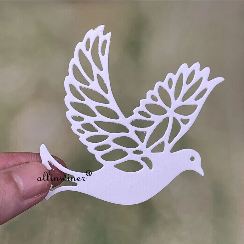 Peace Dove Bird Metal Cutting Dies Stencils For Diy Scrapbooking ...