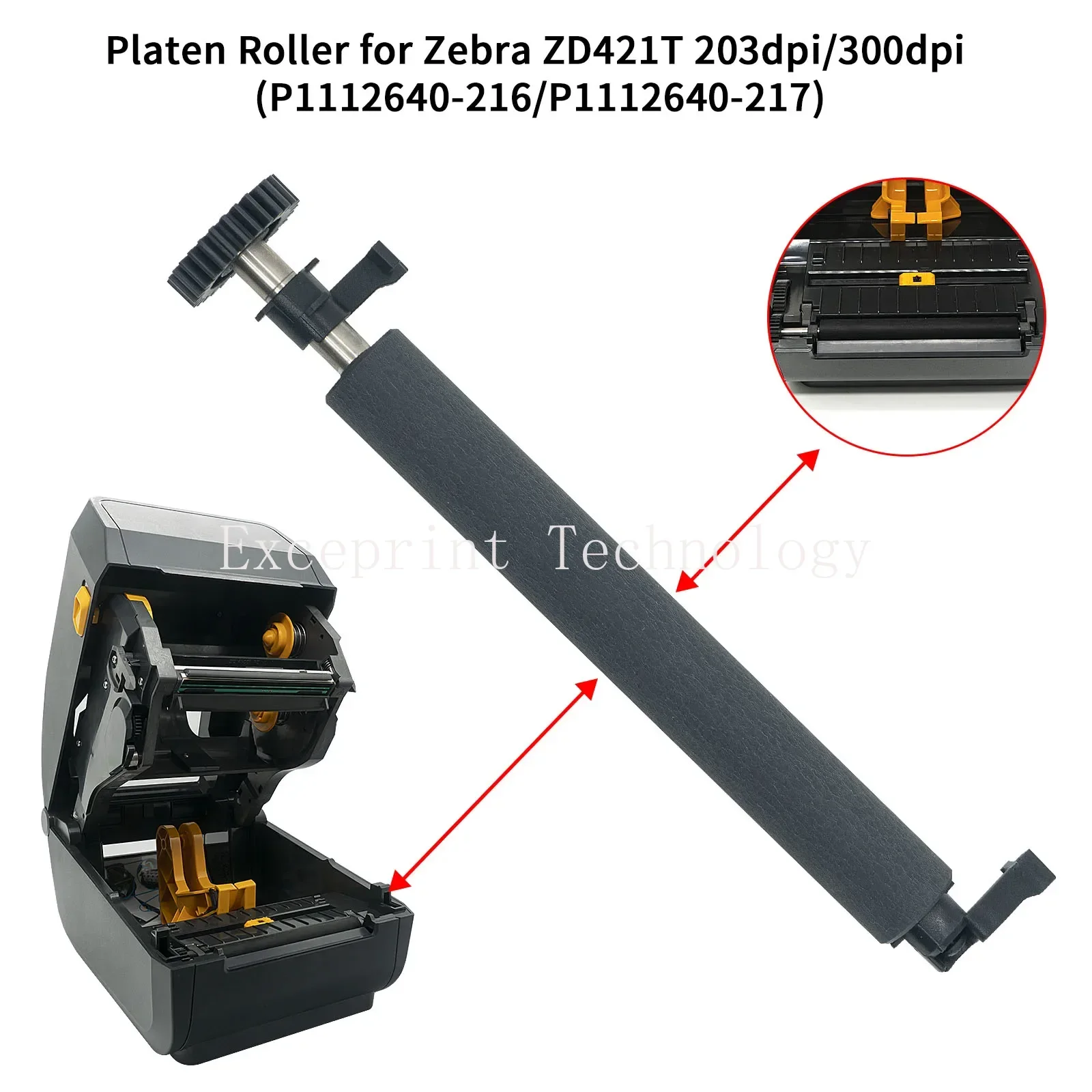 Printer Roller for Zebra ZD220d ZD230d Printer - AliExpress 7