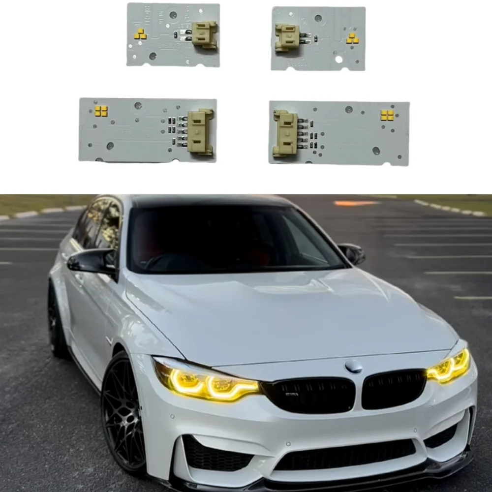 NEW-Headlight-DRL-Module-Daytime-Running-Light-Red-Yellow-Color-OE ...