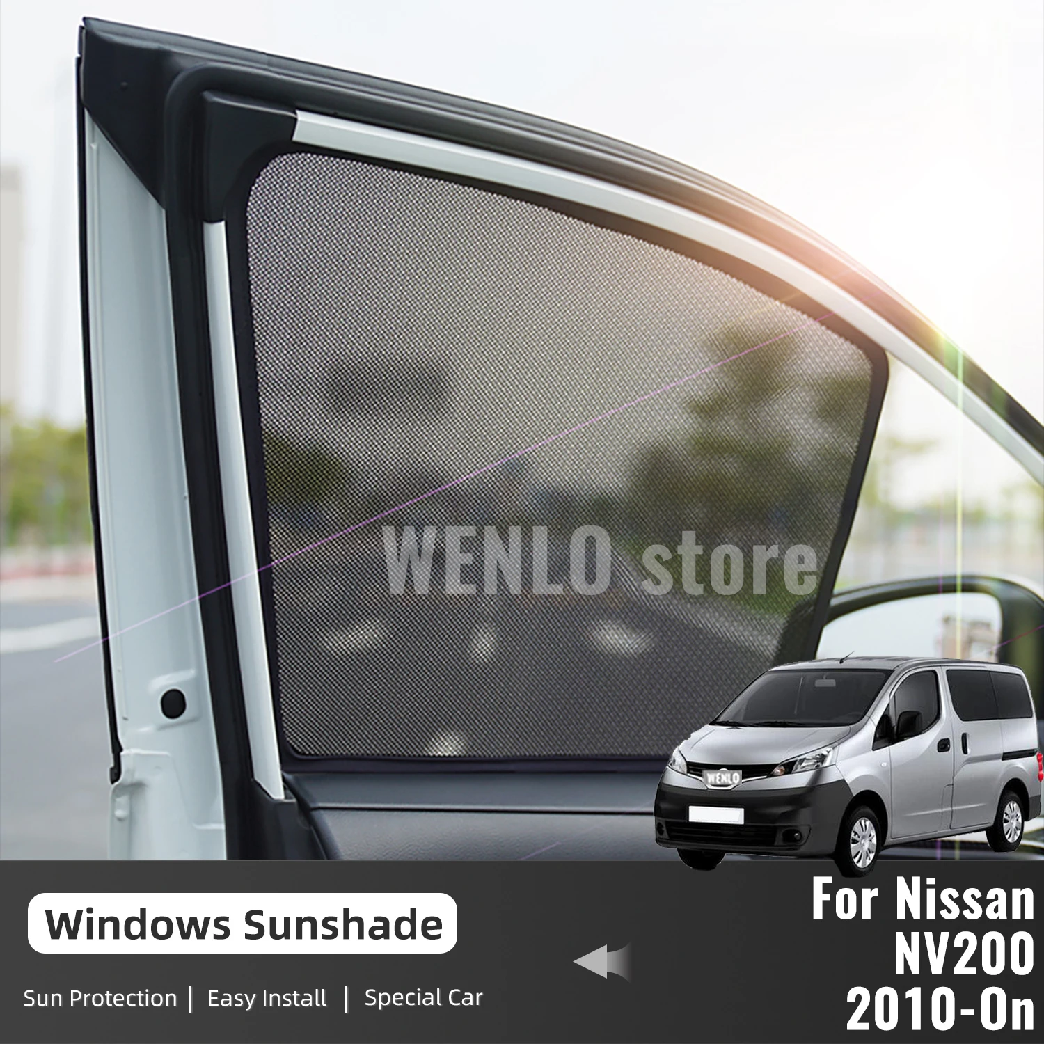 For-Nissan-NV200-Van-2010-2023-Magnetic-Car-Sunshade-Shield-Front ...