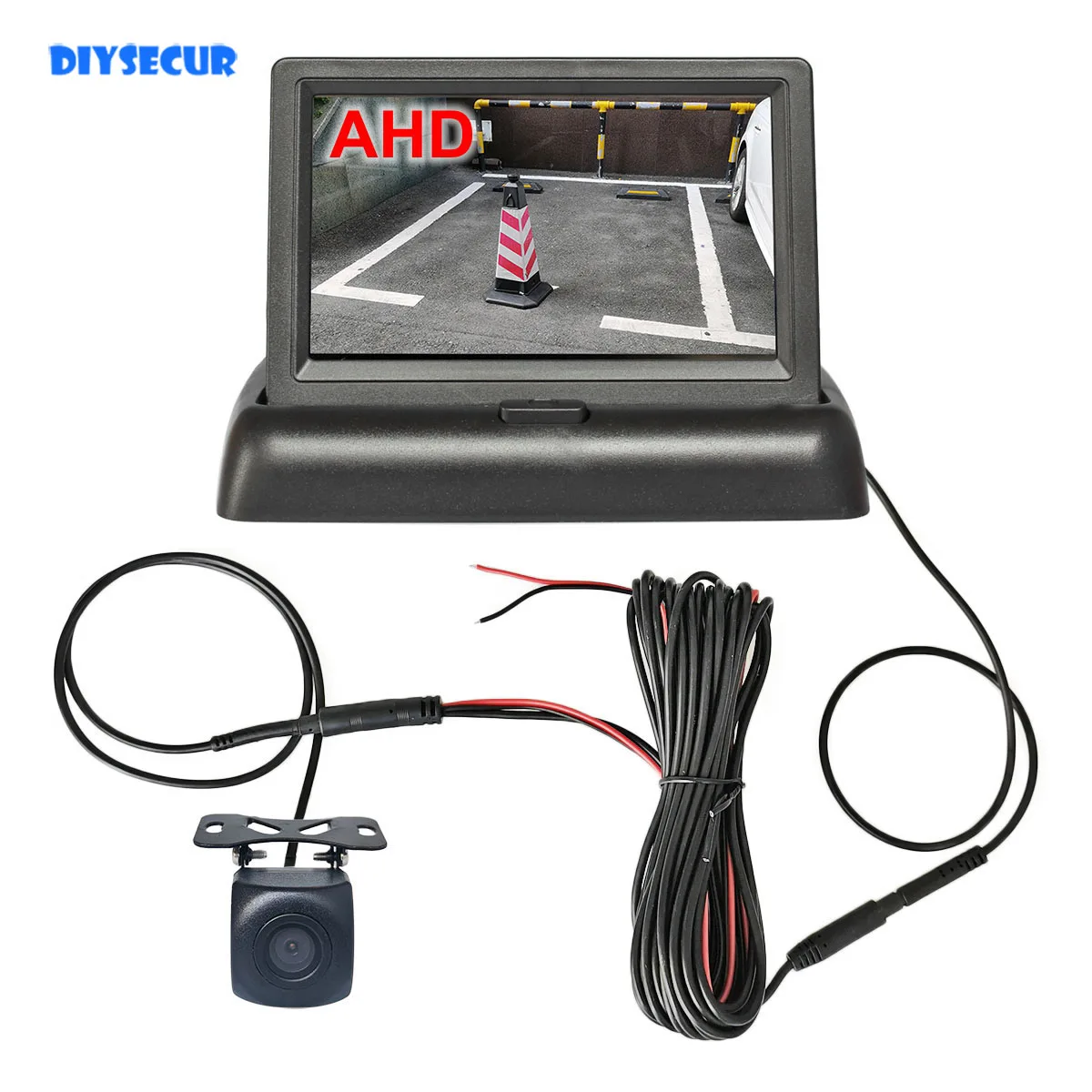 DIYSECUR-4-3inch-AHD-Foldabel-Rear-View-Car-Monitor-Vehicle-Reverse ...