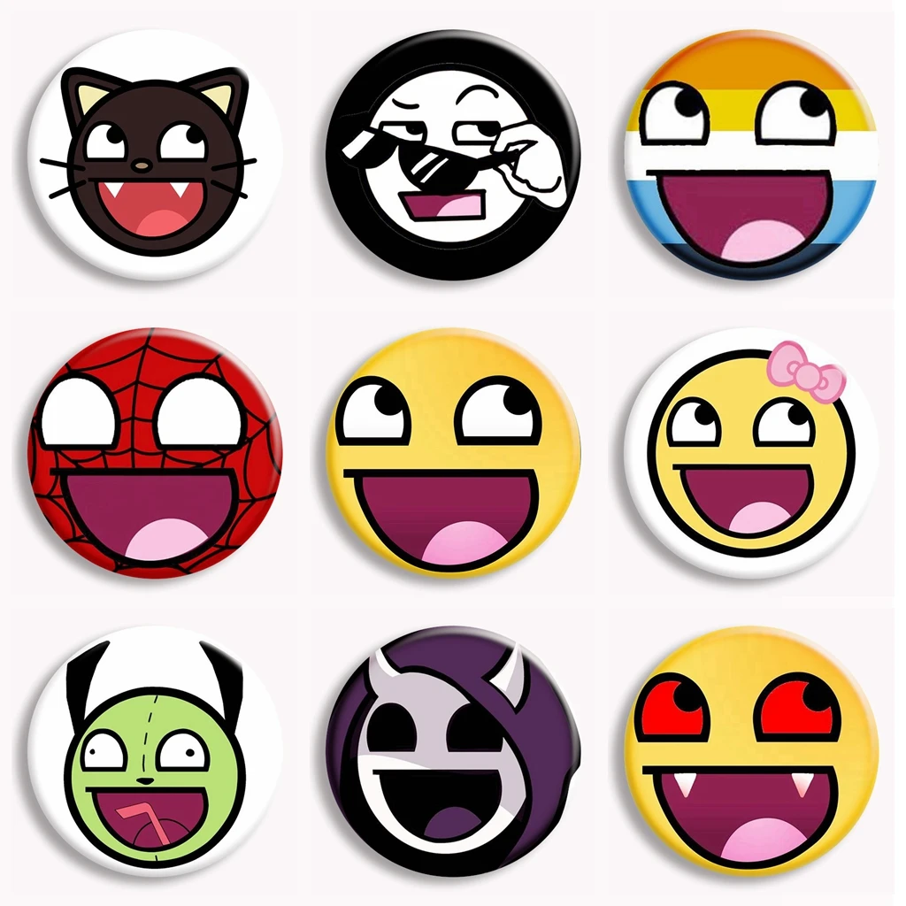 30-Style-Creative-Epic-Face-Soft-Button-Pin-Funny-Epic-Face-Meme-Brooch ...