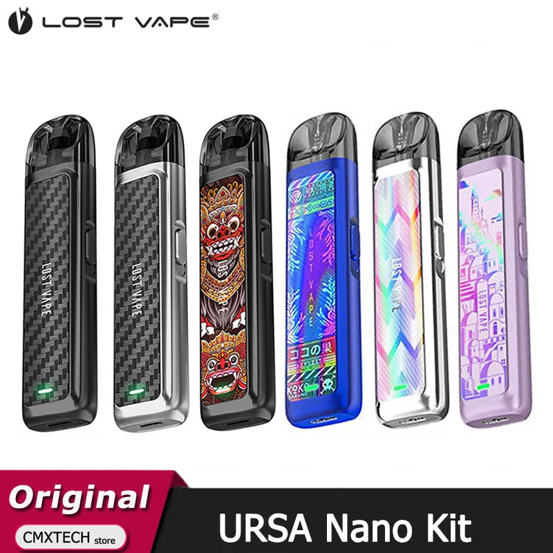 Original Lost Vape Ursa Nano Kit 18W 800mAh Battery with 2.5ml Pod ...