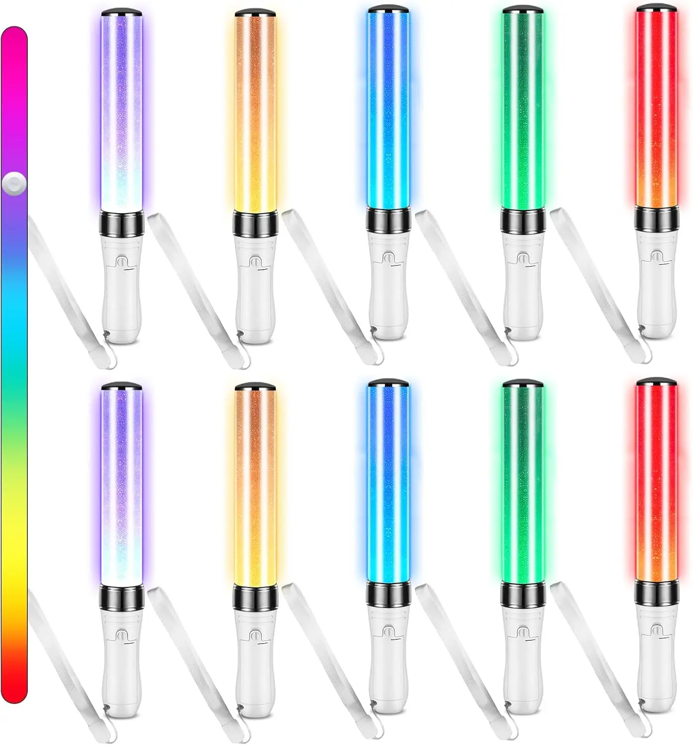 2-20 pièces bâton lumineux Concert k-pop bâtons lumineux mariage LED ...