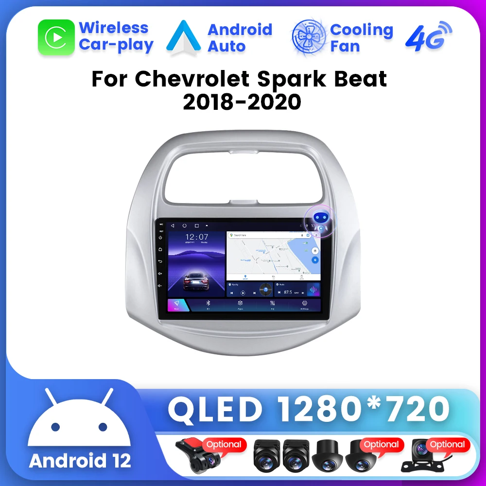 Tesla-Style-Car-Radio-Multimedia-Player-For-chevrolet-Spark-Beat-2018 ...