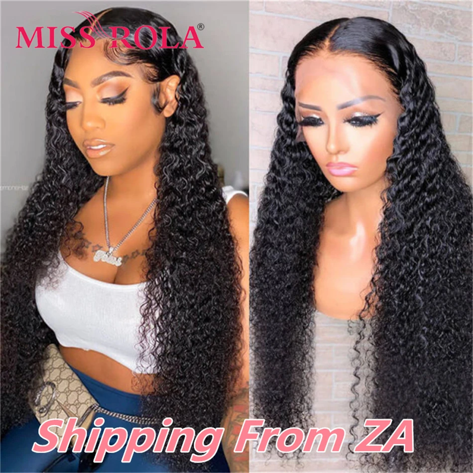 MISS-ROLA-Hair-13x4-Lace-Frontal-Human-Hair-Wigs-Kinky-Curly-Human-Hair ...