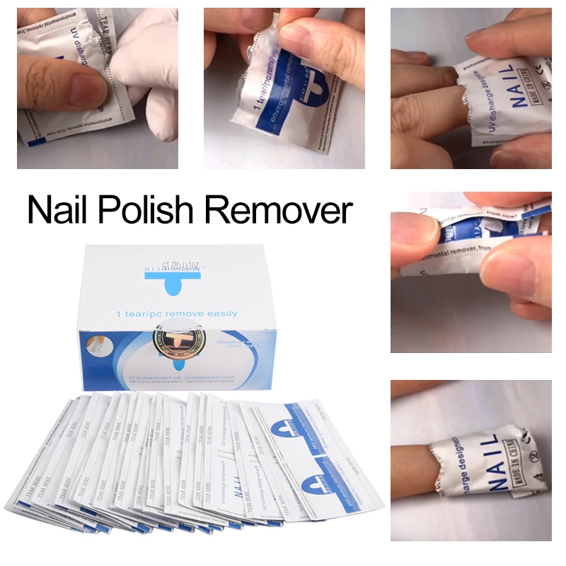 Rosalind 100/200 Pcs Nail Degreaser Wipes Napkins For Gel Nail Polish ...