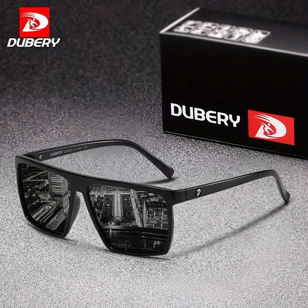 DUBERY-Polarized-UV400-Protection-Sunglasses-For-Men-And-Women-8-Colors ...
