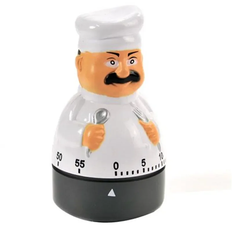 RLJLIVES-Kitchen-Knife-Fork-Chef-Timer-Dial-Alarm-Plastic-Clock ...