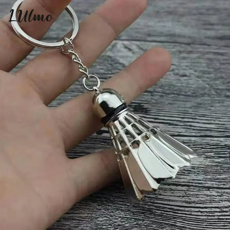 1Pcs-Metal-Creative-Keychain-Charms-3D-Simulation-Mini-Badminton ...