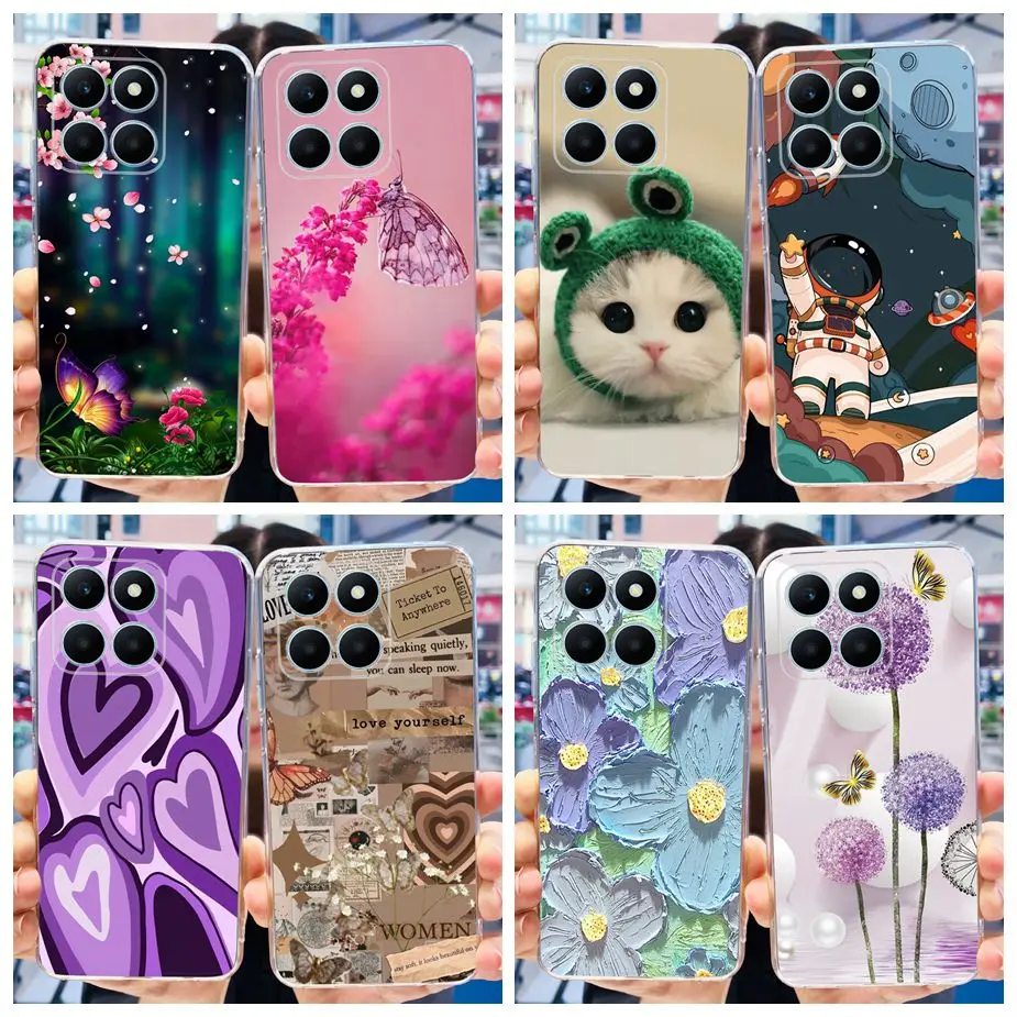 For-Honor-X6a-Case-WDY-LX1-Stylish-Painted-Cover-Soft-Silicone-Phone ...