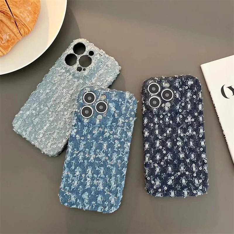 Ottwn-Luxury-Denim-Fabric-Phone-Case-For-iPhone-14-Pro-Max-13-12-11-Pro ...