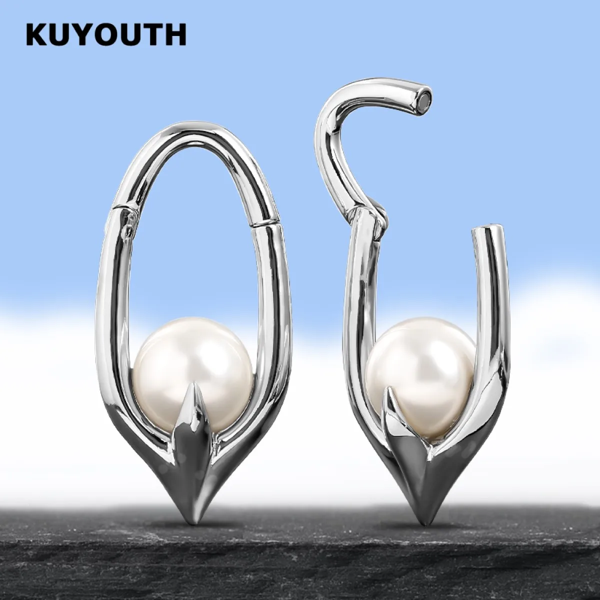 KUYOUTH-Pearls-Ear-Weight-Expanders-Gauges-Stretchers-Copper-Magnet ...