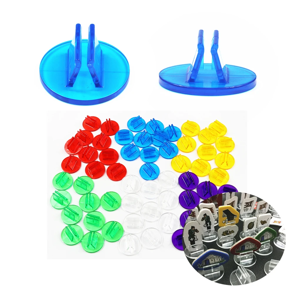 50pcs Plastic Stand for 2mm Paper Card Dice RPG DND Board Game ...